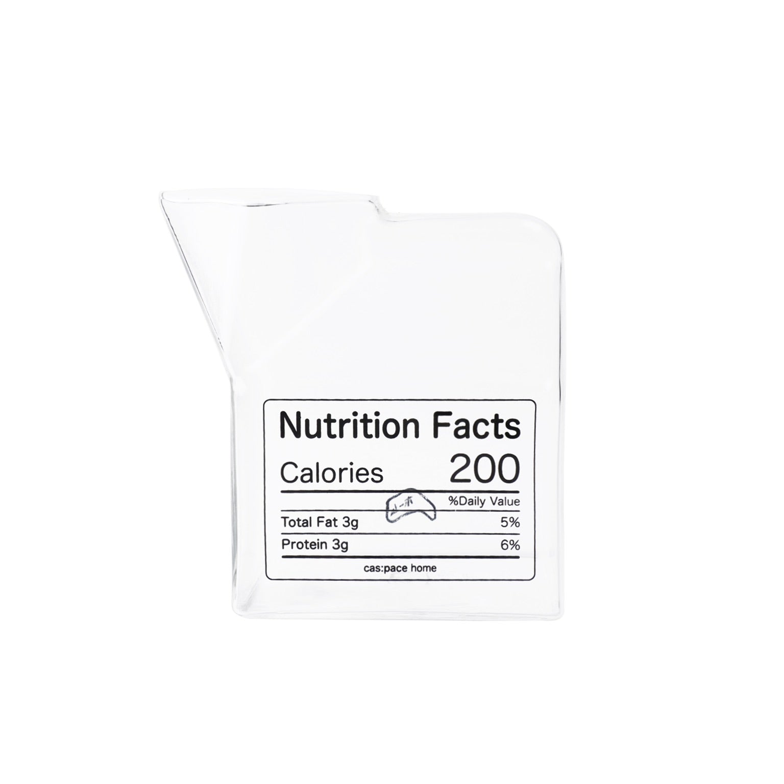 cas:pace-Home 「nutrition facts」玻璃杯 – cas:pace 台灣