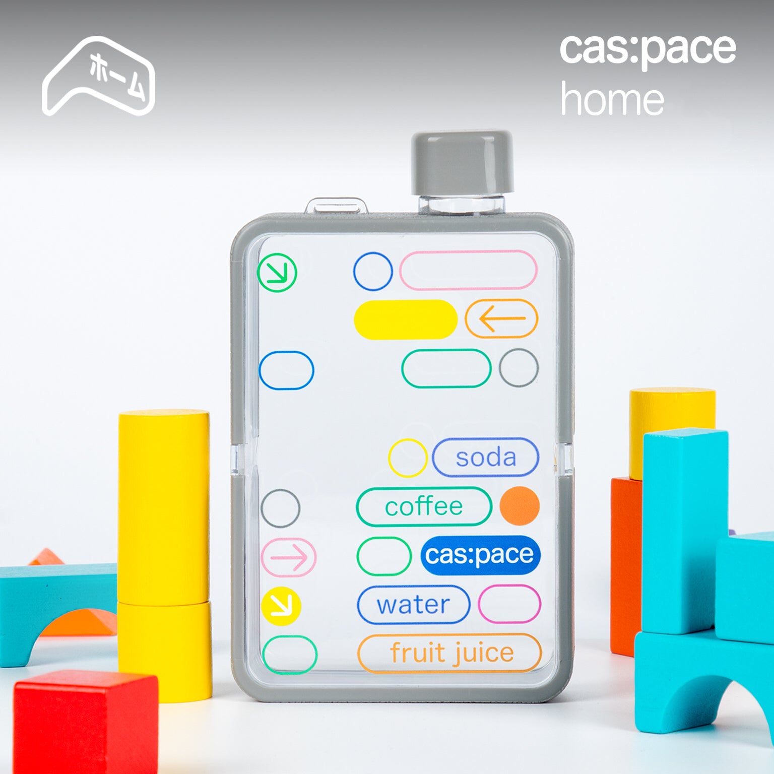 cas:pace-Home 「cas:pace」同名彩色文字分裝水杯 – cas:pace 台灣