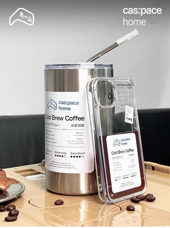 cas:pace-Home 「冷萃咖啡」不鏽鋼咖啡隨行杯 (銀色) – cas:pace 台灣